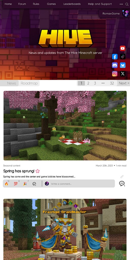 The Hive website update - Anything Else - The Hive Forums