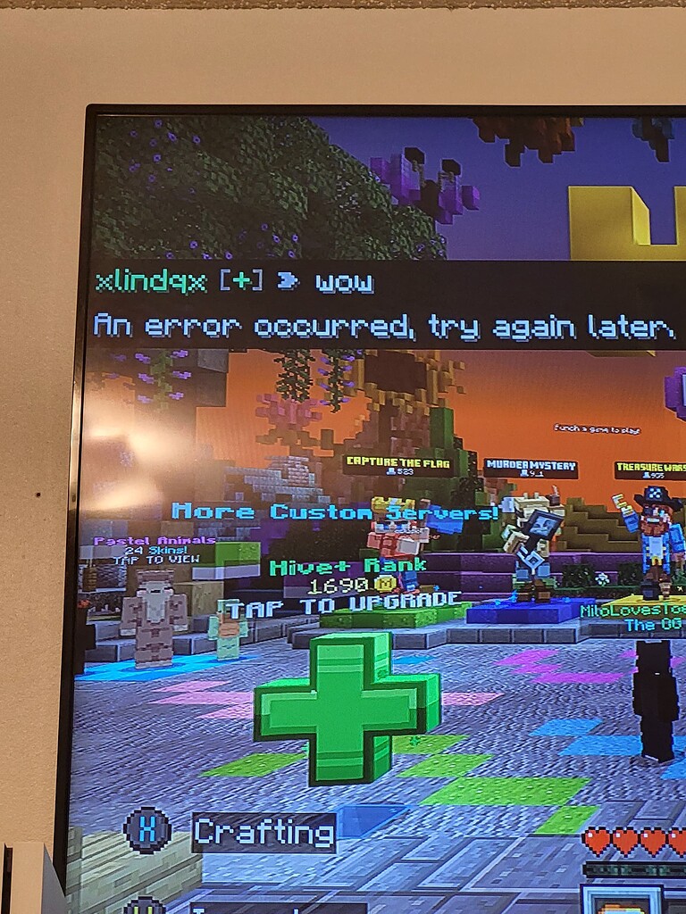 Glitch of /discord cmd - Closed Bug Reports - The Hive Forums