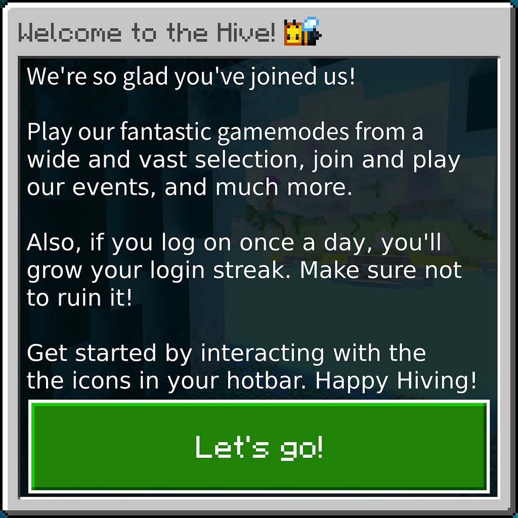 Welcome to the hive message and mmo - Anything Else - The Hive Forums
