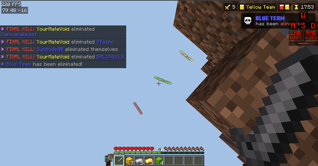 Weird Bedwars Bug - Closed Bug Reports - The Hive Forums