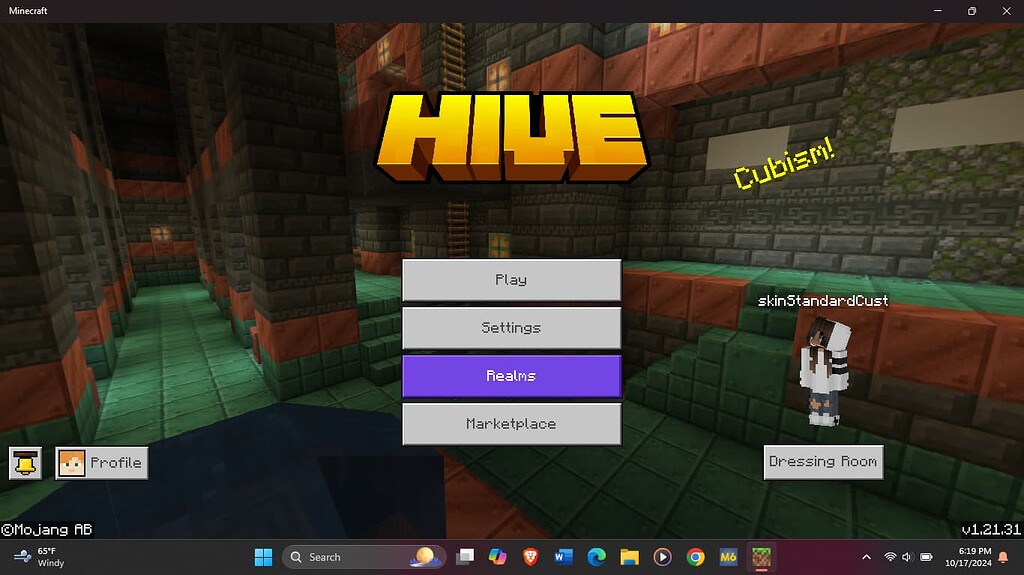 "Hive" shows up instead of "Minecraft" - Closed Bug Reports - The Hive ...