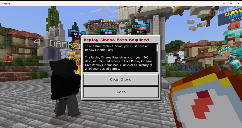 Bug with replay cinema - Closed Bug Reports - The Hive Forums