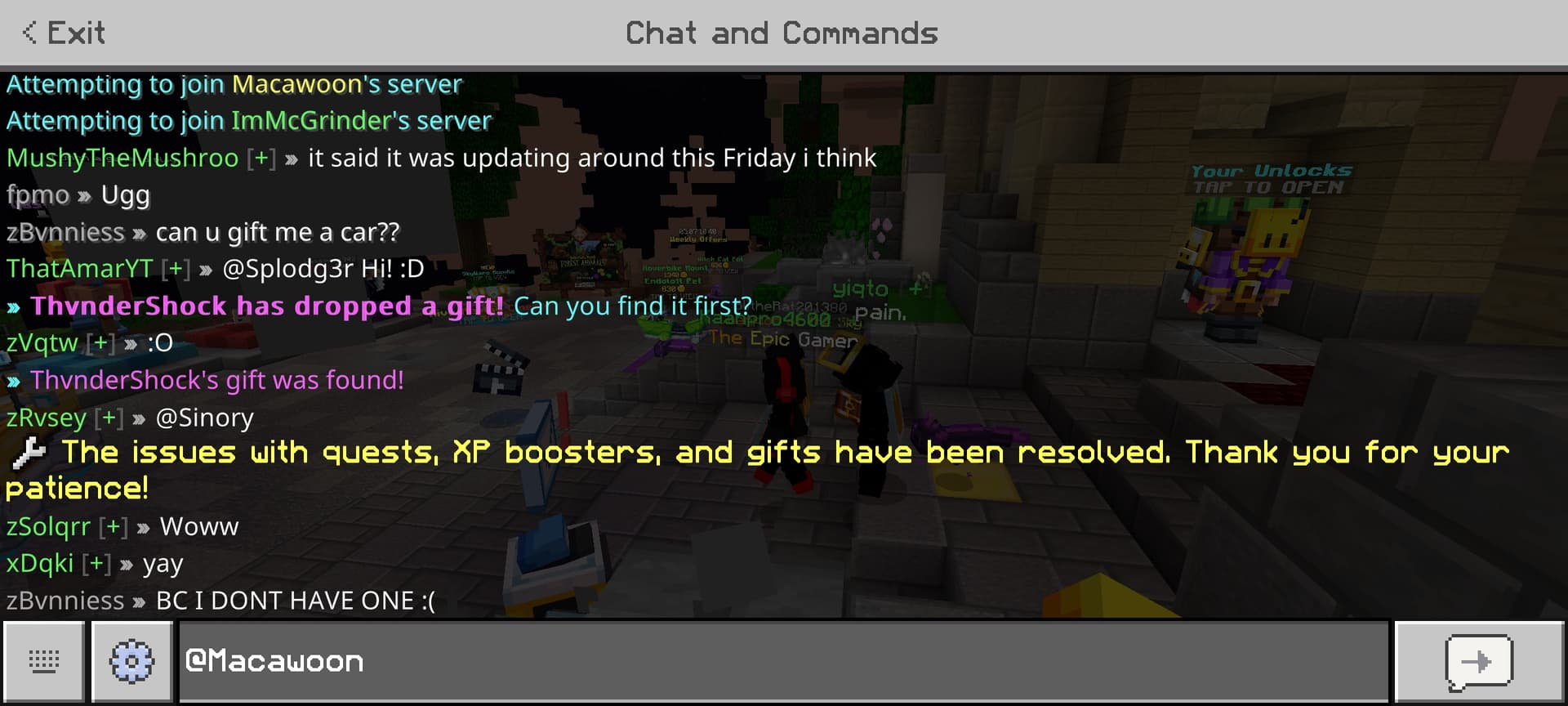 Booster perk - Closed Bug Reports - The Hive Forums