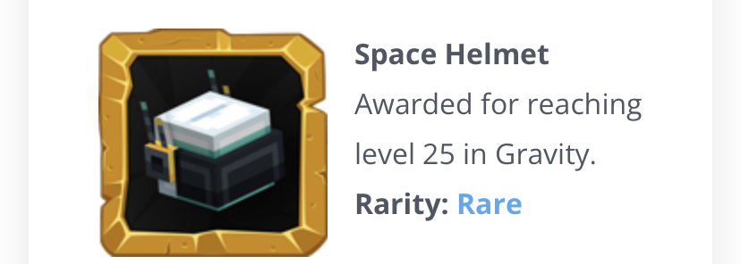 Equal rarity for block party and gravity max level hats - Gravity - The ...