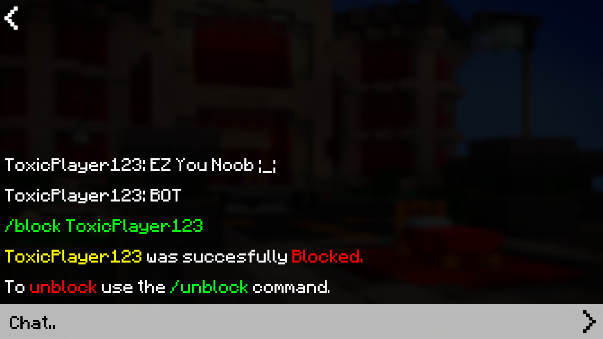 A Command to Ignore Players - Suggestions - The Hive Forums