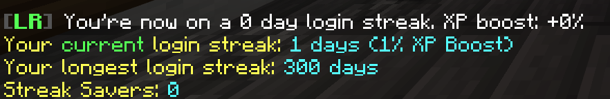Loginstreak & Saver Not Counting Correctly - Closed Bug Reports - The Hive Forums