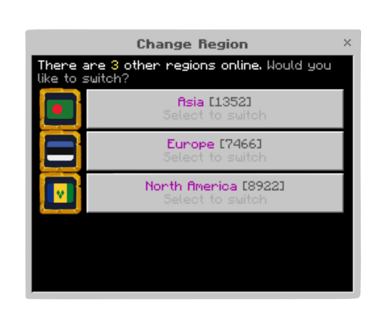 More Region Selector Flags - Archived Ideas - The Hive Forums